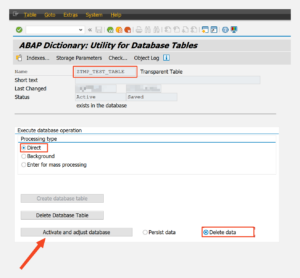 Delete Entire Table Contents - abap news